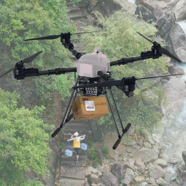 Quality 15kg Freight Capacity Professional Carrier Drone with Drop Thrower and 1000 Nits for sale