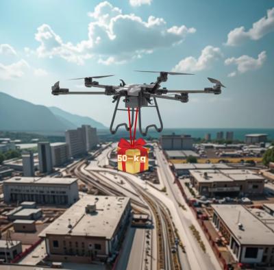 China 4K camera mounted on a professional drone/drone camera 4K /outdoor drones/High-loading drones/GPS drone/Six-Rotor drone/delivery drone/remote control professional drone/LED light equipped drone for sale