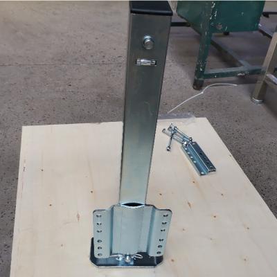 Cina Quadrato Bolt di Marine Swivel Trailer Jack 2500LB della pedana tramite il rimorchio Jack in vendita