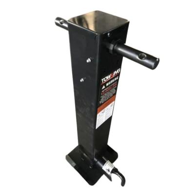 Cina Lato d'acciaio Pin Heavy Duty Trailer Jack 10000lbs con la clip della maniglia di ritorno della primavera in vendita