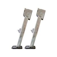 China Telescoping Folding Trailer Stabilizer Jacks 300 Lbs Capacity Swing Down for RV Camper for sale