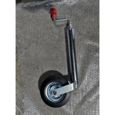 Cina puleggia tenditrice Wheel Steel Rim And Solid Tyre del rimorchio di capacità 150KG di 48mm in vendita