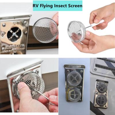 Cina Copertura a 2,8 pollici dello sfiato della fornace di acciaio inossidabile Mesh Flying Insect Screen For rv in vendita