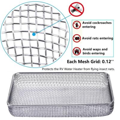 Cina Acciaio resistente Mesh Screens di Heater Vent Cover With Stainless del campeggiatore di rv in vendita