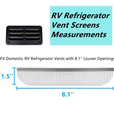 China Anti respiradouros do refrigerador do inseto de voo rv com Mesh Screens de aço inoxidável à venda