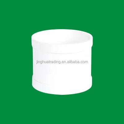 China White 20mm-110mm PVC Plumbing Fittings Din10 Din16 Plastic Pipe Connectors for sale