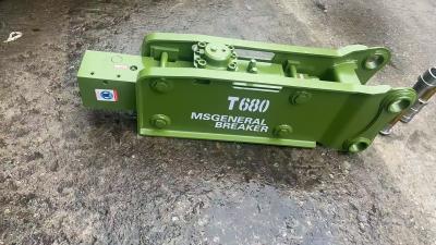 China 4-7 Ton Excavator Hydraulic Breaker Right Angle with Accumulator Kanggong 68 for sale