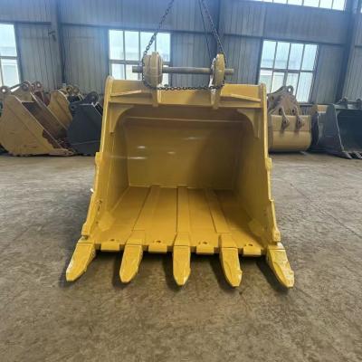 China CAT E349 E350 E352 E355 Rock Mining Bucket 3.2m3 Capacity For 50 Ton Excavator for sale