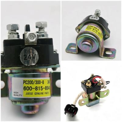 China Excavator Starter Motor Relay 24V for PC60 PC120 PC130 PC200 PC300 for sale