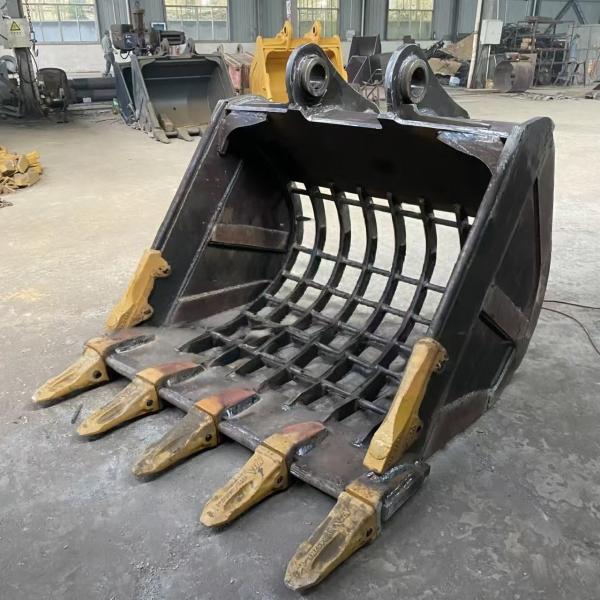 Quality CAT E330 Excavator Screening Bucket Grid Bucket 1.63m3 48-52HRC for sale