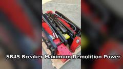SB45 Straight Type Hydraulic Breaker High Performance