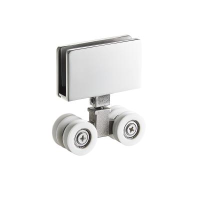 Cina Fine morbida superiore scanalata sospensione dei rulli di porta della doccia 23mm per il bagno in vendita