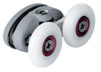 China 5-6mm Thick Curved Shower Door Rollers Replacement Bottom Rollers for sale