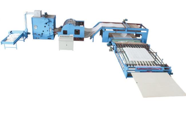 Hfj-88 Dekbed dat productielijn maakt