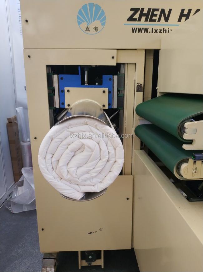 China Wuxi factory price automatic Multifunction rolling Quilt wrapping machine