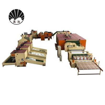 China 6000GSM Soft Glue Free Wadding Production Line 300kg H for sale