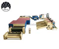 China Paper Clothing Quilt Jacket PET Wadding Production Line Unit for sale