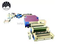 China Paper Clothing Quilt Jacket PET Wadding Production Line Unit for sale