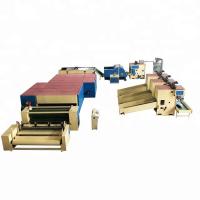China Nonwoven PET Polyester Thermal Bonded Wadding Production Line Machine for sale