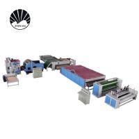 China Nonwoven PET Polyester Thermal Bonded Wadding Production Line Machine for sale