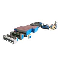 China Nonwoven PET Polyester Thermal Bonded Wadding Production Line Machine for sale