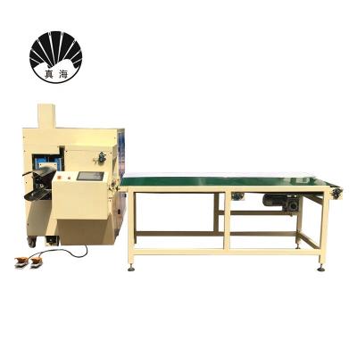 China Pillow Comforter Cushion Rolling Packing Machine 3900mmx650mmx970mm for sale