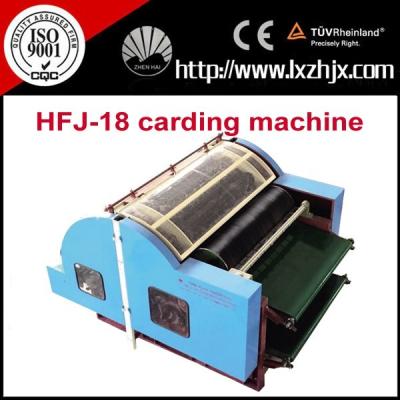 China 60kg h-Wol Katoenen Kaardende Machine in de Textielindustriedoek Mini Carding Machine Non Woven Te koop