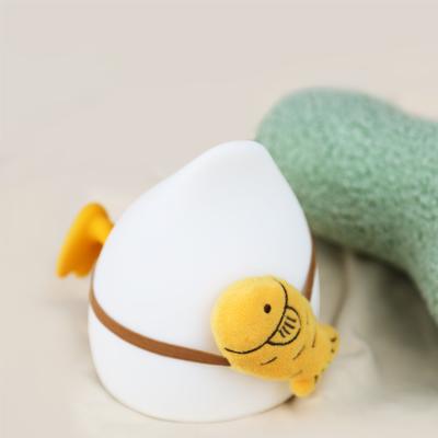 China E-PURCHASING Duck Night Light Cute Animal Silicone Timing Nursery Night Light Rechargeable Table Lamp for sale