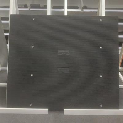 China Custom Anti-slip Rubber Matting For Underpass SBR With 10mm Steel Plate for sale