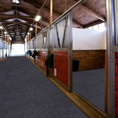 China Equine Stall Mats Duty Stall Mats For Floor Surface Absorbent Mat Lightweight Washable Floor Mat Back Non-Slip (8' X 8') for sale