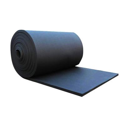 Cina Nero impermeabile naturale impermeabile al fuoco insonorizzante 13mm 15mm 19mm 23mm NBR Rubber Foam Roll in vendita