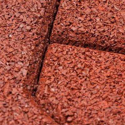 Cina Colore rosso non tossico pista da corsa per cavalli osso di cane pavimento di gomma pavimentatore mattoni in vendita