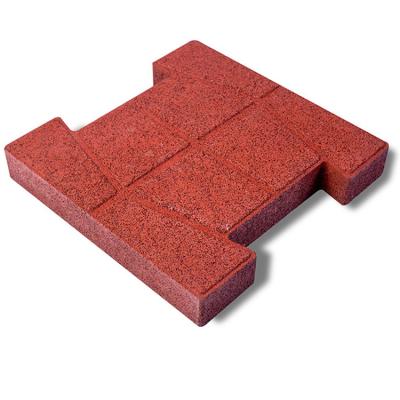 China Niet-glijdende uitstekende geluidsreductie Rubber vloer accessoires H-vorm Rubber Paver voor paardenstal Te koop