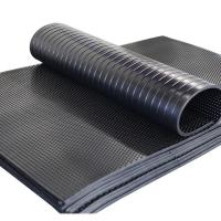 China Interlocking Horse Walker Matting Rubber With Studded Pattern for sale