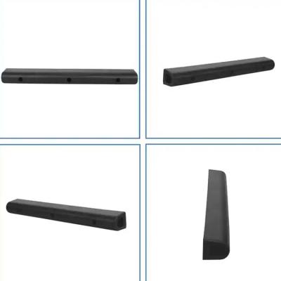 China Rubber Accessories 150mm X 150mm D Type Rubber Fender And Rubber Bumper For Wharf for sale