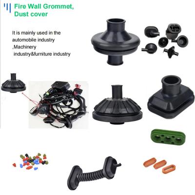 Cina Accessori di gomma per autoveicoli Armatura di cablaggio Parti di gomma per autoveicoli Antipolvere Epdm Grommets di gomma in vendita