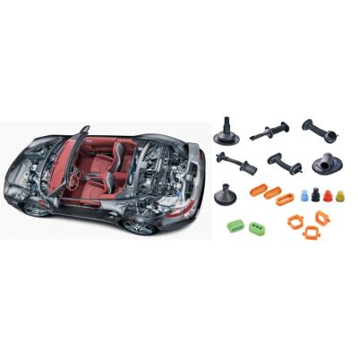 China Rubber Accessories  Automotive Wiring Harness Rubber Parts Black Rubber Wiring Harness Bellows For Car Door for sale