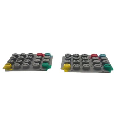 Cina tastiera in gomma di silicone tastiera pos tastiera di qualità originale tastiera per il terminale pos di Lipman NURIT 8320 in vendita