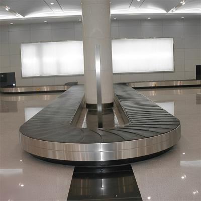 China Tapetes de borracha grandes pretos Lamas de borracha resistentes ao desgaste para carrossel do aeroporto à venda