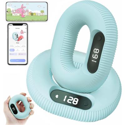 China Page Turning Grip Ring Bluetooth Connection Brush Jitterbug Video Silicone Hand Strength Exercise Grip Counter Grip Ring for sale