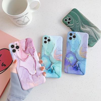 Cina La copertura TPU del telefono di geografia del marmo di IMD gelifica senza polvere antiurto per Iphone 7 8 più in vendita
