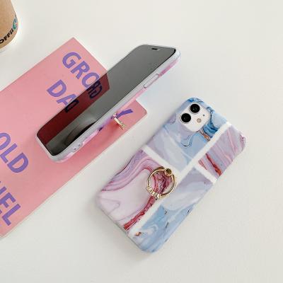 Cina Il telefono molle del supporto della presa del dito di TPU IMD riveste gli angoli approssimativi in vendita