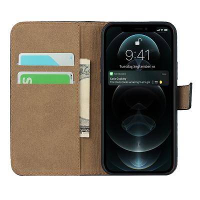 Cina Chiusura della clip di Mangetic della cassa del telefono della tasca di carta di progettazione del libro per Iphone 12 pro massimi in vendita