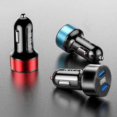 Cina 3.1A si raddoppiano visualizzatore digitale dell'adattatore LED del caricatore del telefono cellulare di USB per Samsung in vendita