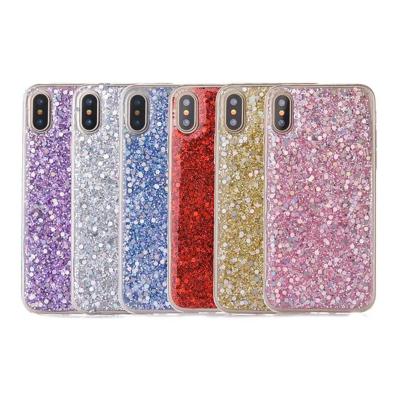 Cina La copertura mobile di scintillio di lusso, graffio rinforza le casse del telefono di Bling per le donne delle ragazze in vendita