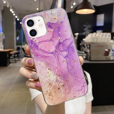 Cina Stagnola di oro libera di IMD Matte Finish Phone Cases Fingerprint TPU morbido in vendita