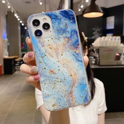 Cina Stagnola di oro libera di IMD Matte Finish Phone Cases Fingerprint TPU morbido in vendita