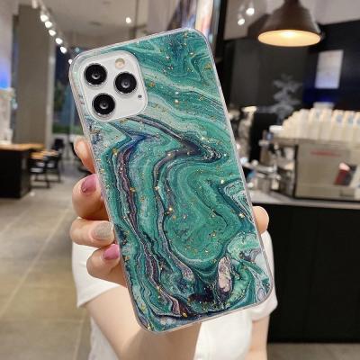 Cina Stagnola di oro libera di IMD Matte Finish Phone Cases Fingerprint TPU morbido in vendita