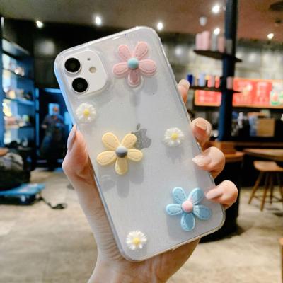 Cina Anti progettazione del giocattolo DIY di Daisy Phone Cases 3D della sporcizia per le donne delle ragazze in vendita