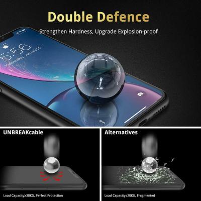 Cina 20D ha curvato il protettore dello schermo del telefono cellulare ha temperato la copertura totale di vetro 9H per Iphone 11 in vendita